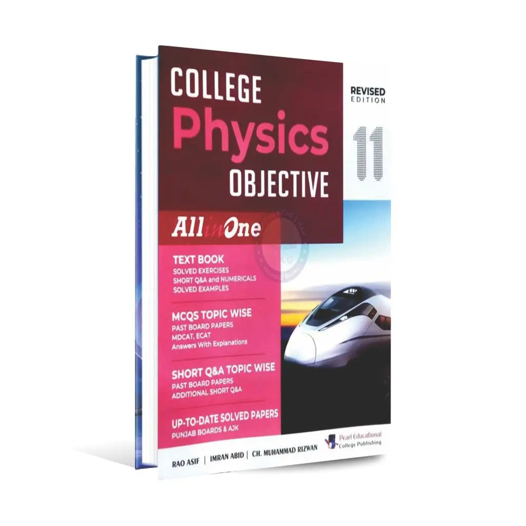 College Physics Objective Book for class 11 by Rao Asif - Multan Kitab – Multan Kitab Ghar