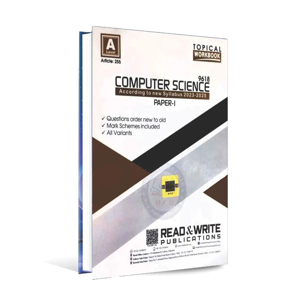 A Level Computer Science 9618 Paper 1 Topical Workbook by Read and ...
