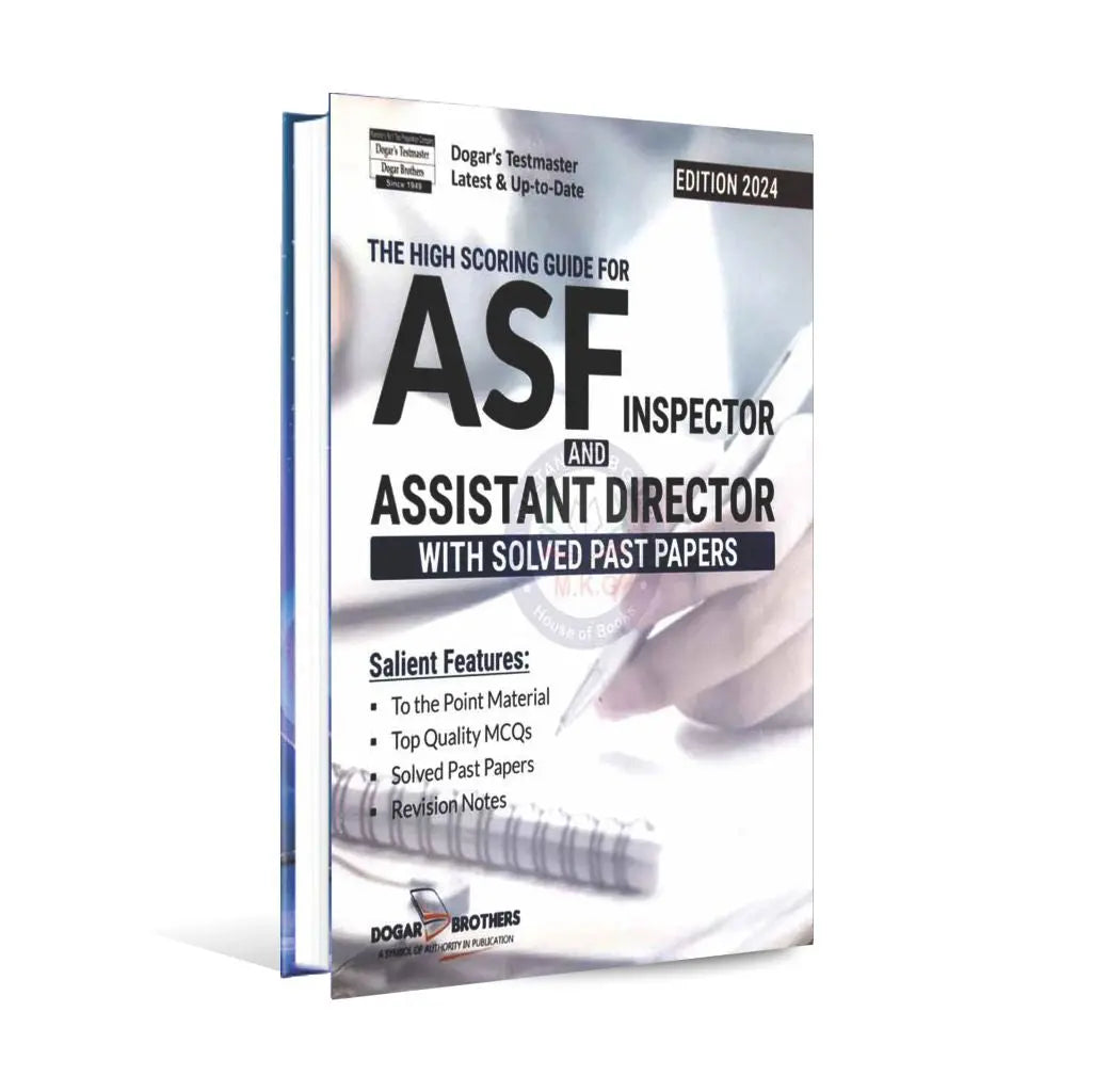 ASF Test Preparation Book by Dogar With Solved Papers (2024) - MKG ...