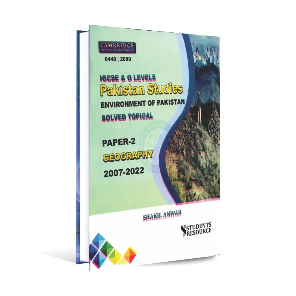 Cambridge IGCSE O Level Pakistan Studies Book Paper 2 Geography by ...
