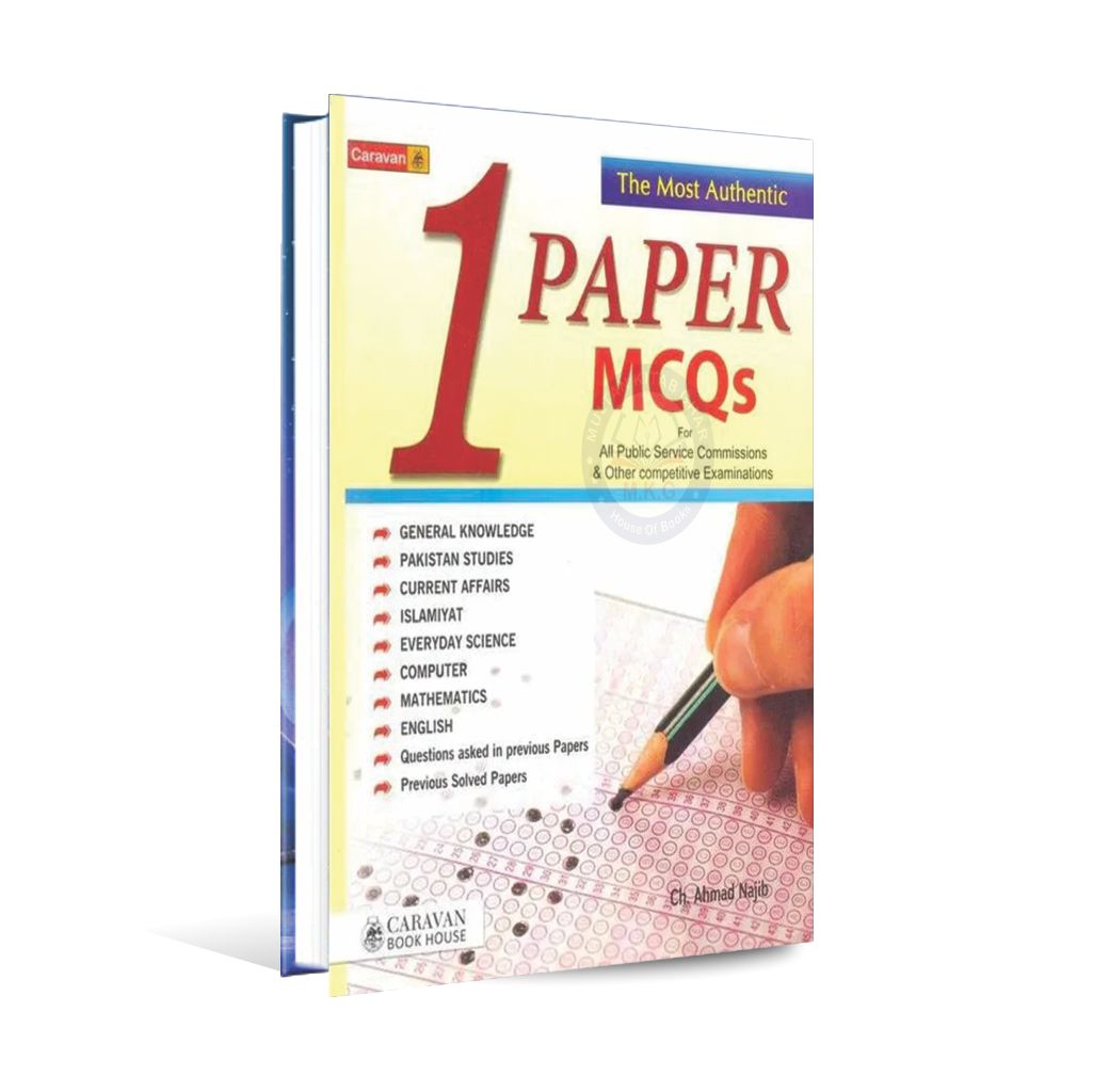 Caravan One Paper MCQs Book For PPSC By Ch Ahmad Najib - Multan Kitab ...