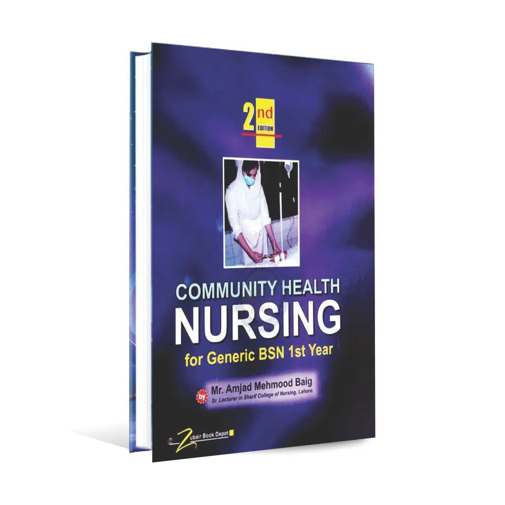 Community Health Nursing Book for Generic BSN 1st years 2nd Edition By ...