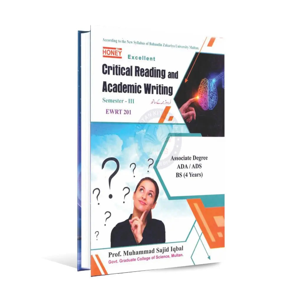 Honey Excellent Critical Reading and Academic Writing Book for BS 3rd ...