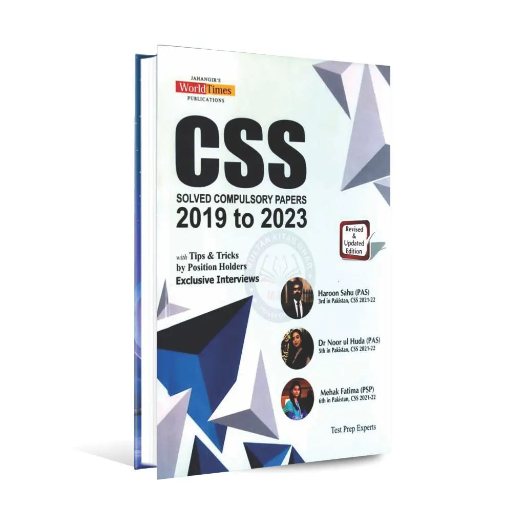JWT CSS Solved Compulsory Papers 2019 to 2023 Book with Tips & Tricks ...