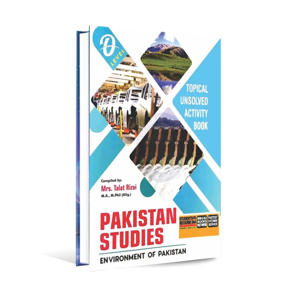 O Level Pakistan Studies Book By Mrs Talat Rizvi Multan Kitab Ghar