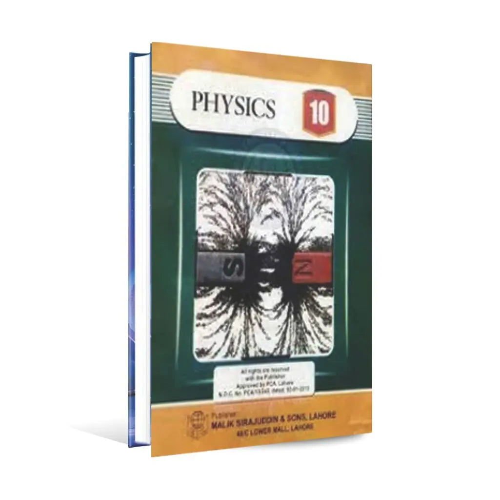 Physics Book For Class 10 By Malik Siraj Uddin - Multan Kitab Ghar