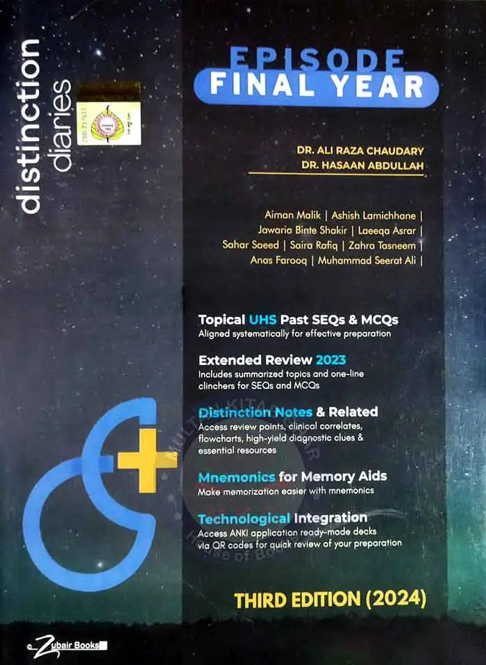 Students Choice UHS SEQS Final Year 2007-22 By Dr. Ali Raza Ch. - MKG – Multan Kitab Ghar